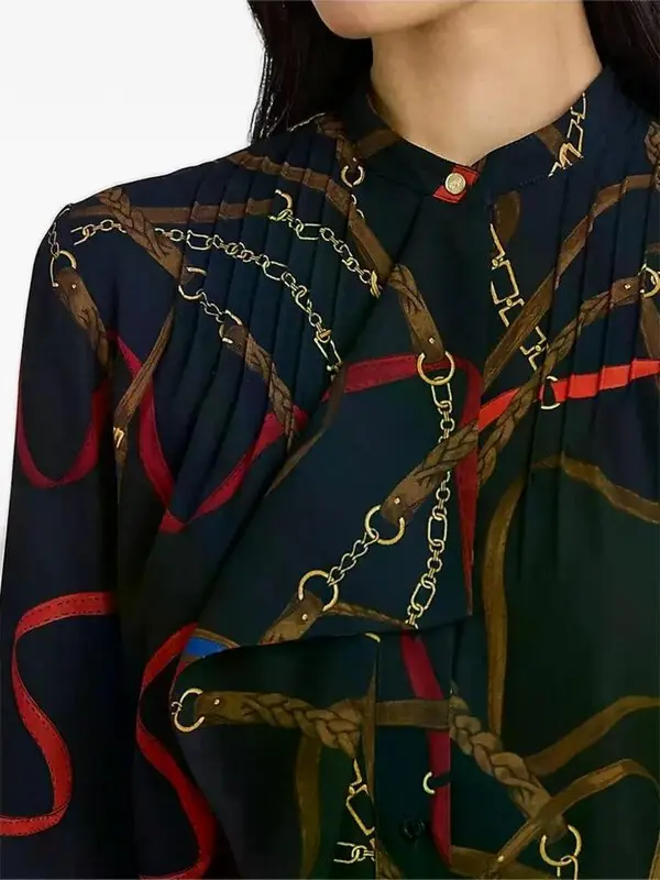 Ralph Lauren Printed Pleated Shirt