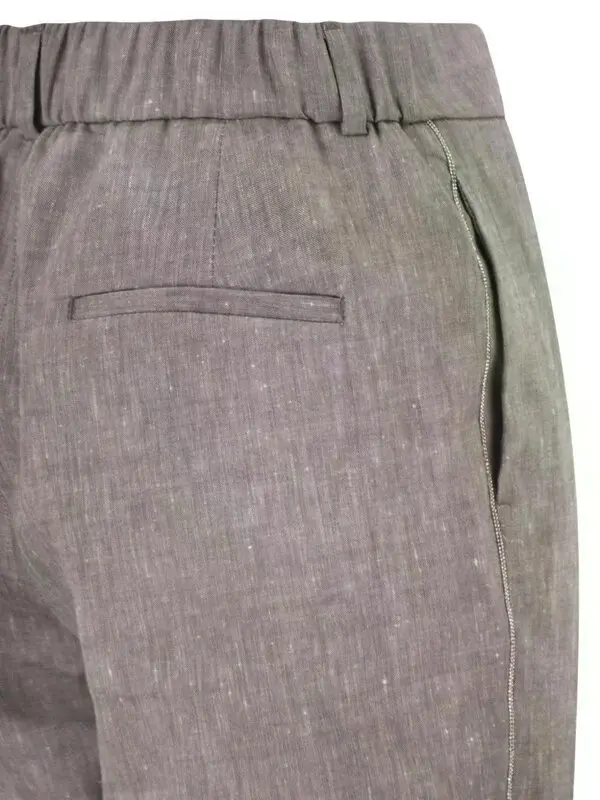 Peserico Regular Fit Trousers - Brown