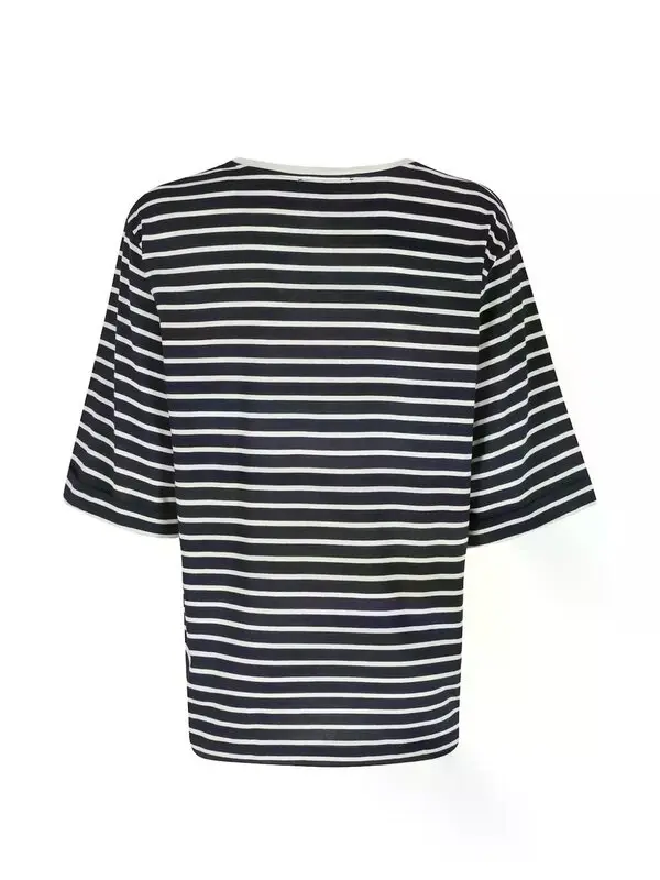 Seventy Striped Knotted Top