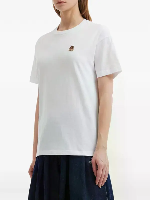FINGERCROXX Logo-patch T-shirt - White