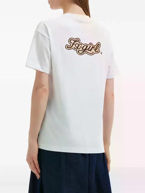 FINGERCROXX Logo-patch T-shirt - White