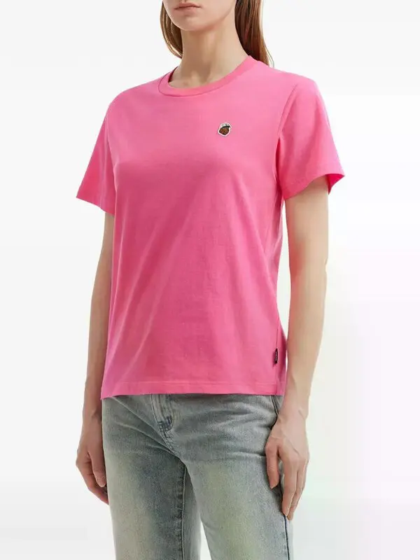 FINGERCROXX Logo-patch T-shirt - Pink