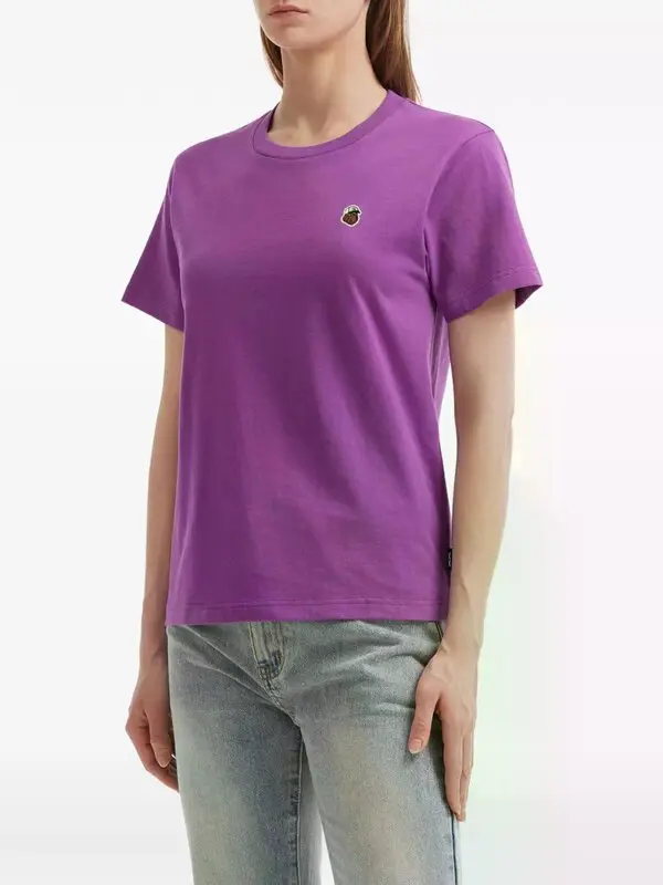 FINGERCROXX Logo-patch T-shirt - Purple