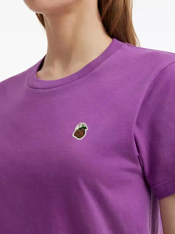 FINGERCROXX Logo-patch T-shirt - Purple