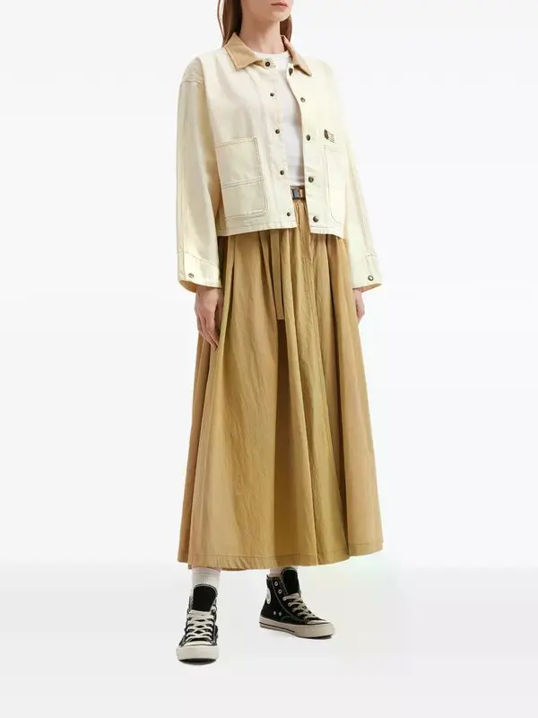 FINGERCROXX Patch Collar Cotton Jacket