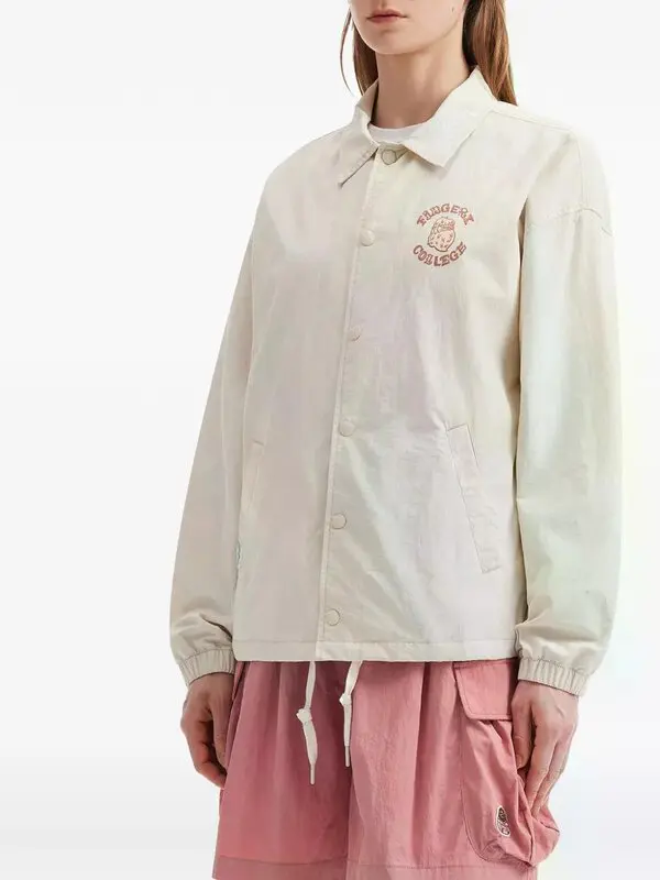 FINGERCROXX Graphic Drawstring Jacket - Neutrals