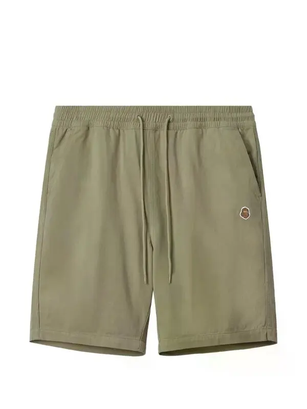 FINGERCROXX Logo-detail Drawstring Shorts - Green