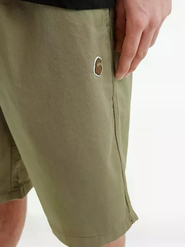 FINGERCROXX Logo-detail Drawstring Shorts - Green