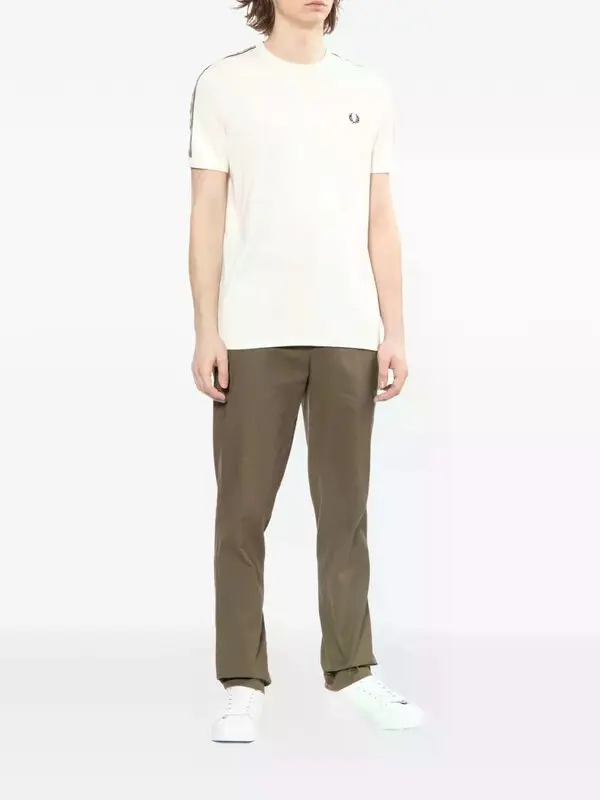 Fred Perry Taped-sleeve T-shirt - Neutrals