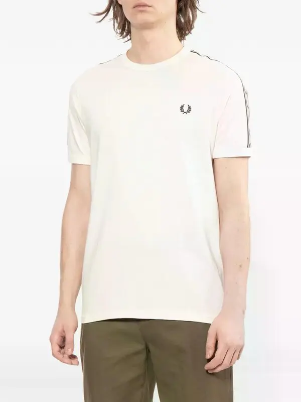 Fred Perry Taped-sleeve T-shirt - Neutrals