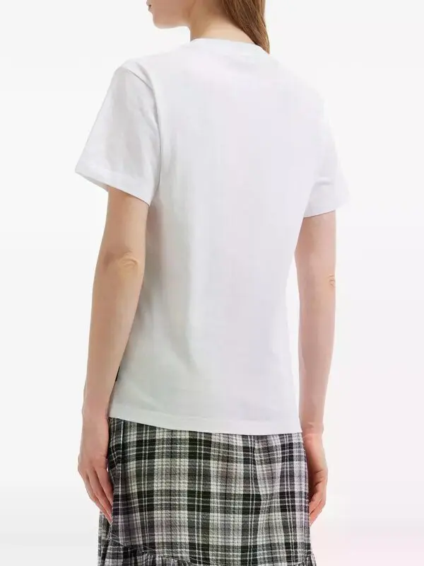 FINGERCROXX Logo-patches T-shirt - White