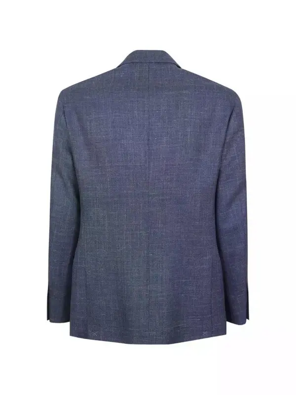Brunello Cucinelli Button Jacket - Blue