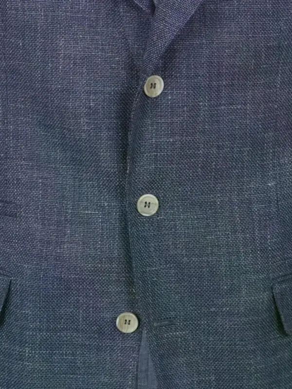 Brunello Cucinelli Button Jacket - Blue