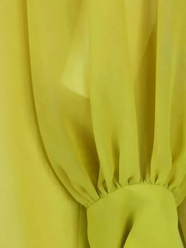 GIANLUCA CAPANNOLO Gathered Draped Top - Yellow