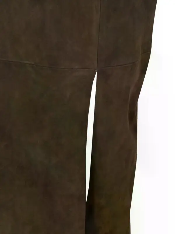 ENES Suede Midi Skirt