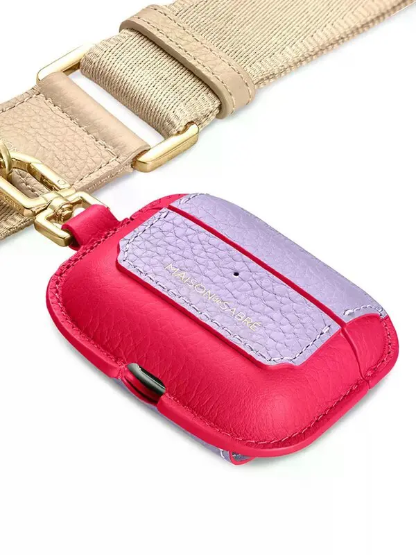 MAISON DE SABRE Leather Airpods Pro 3 Keyring Case