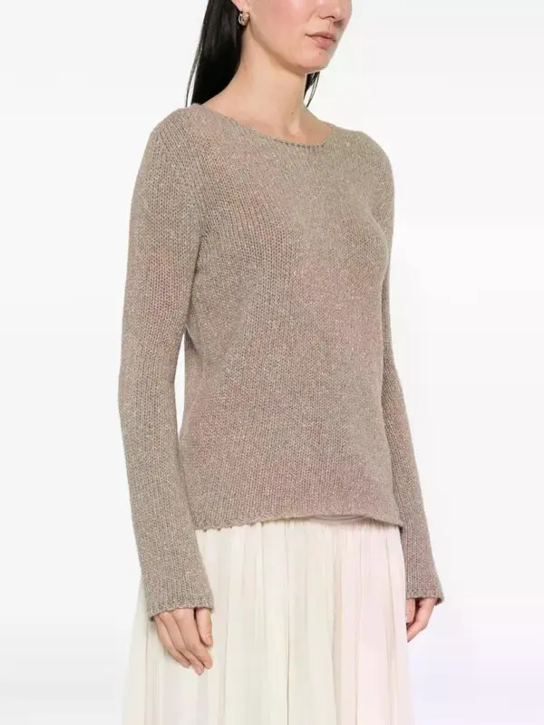 THE ROW Nitha Round-neck Sweater - Neutrals