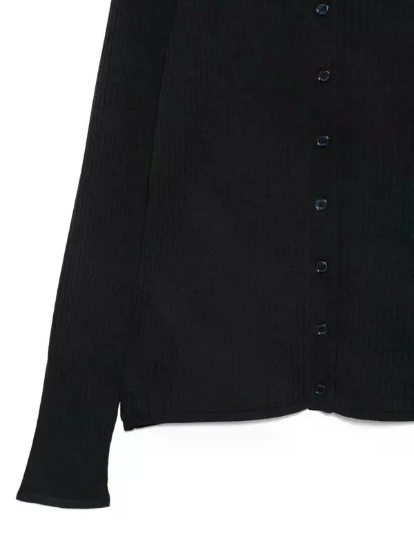 Seventy Ribbed Buttoned Cardigan