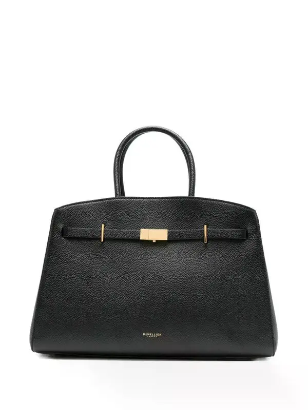 DEMELLIER Midi Hudson Tote Bag - Black