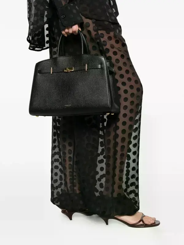 DEMELLIER Midi Hudson Tote Bag - Black