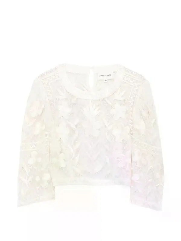 Antik Batik Carioca Floral-lace Blouse