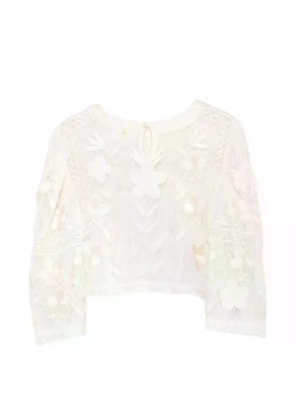 Antik Batik Carioca Floral-lace Blouse