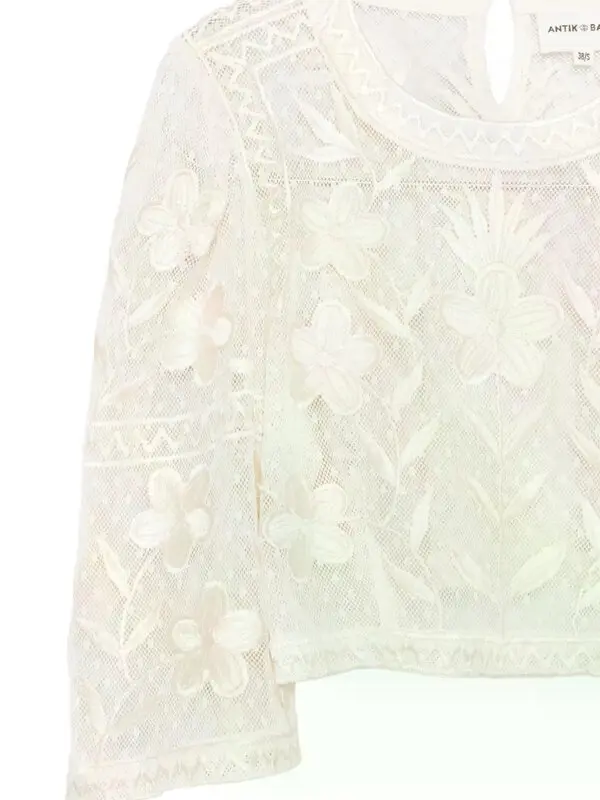 Antik Batik Carioca Floral-lace Blouse