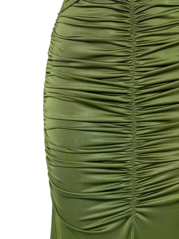 Essentiel Antwerp Knot-detail Midi Dress - Green
