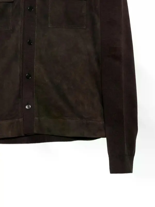 Gucci Leather Shirt Jacket