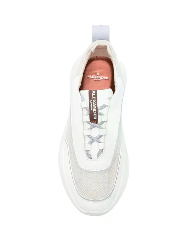 ALEXANDER SMITH Leather Panelled Sneakers - Grey