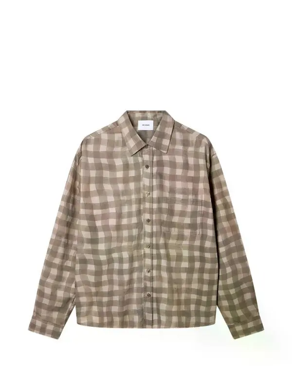 Axel Arigato Distort Gingham Shirt