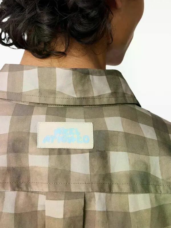 Axel Arigato Distort Gingham Shirt