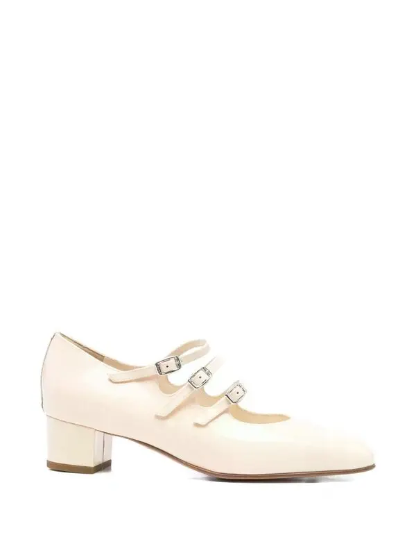 CAREL Kina Triple-strap Pumps - Neutrals