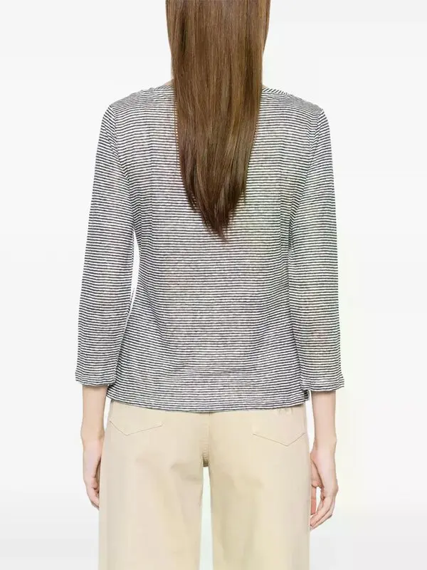 PUROTATTO Striped Top