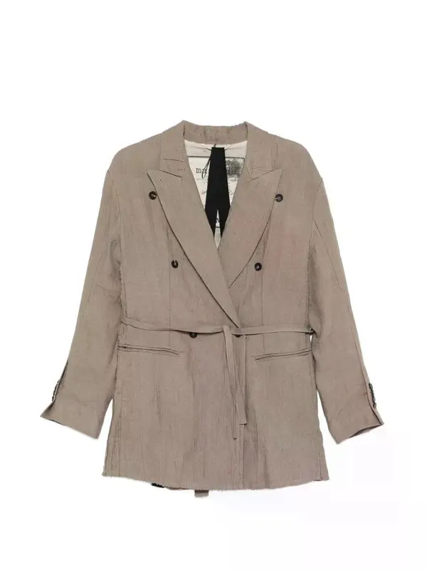 Masnada Double-breasted Belted Blazer