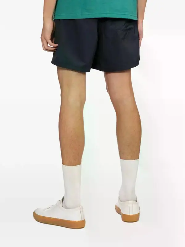 Fred Perry Logo-embroidered Shorts - Blue