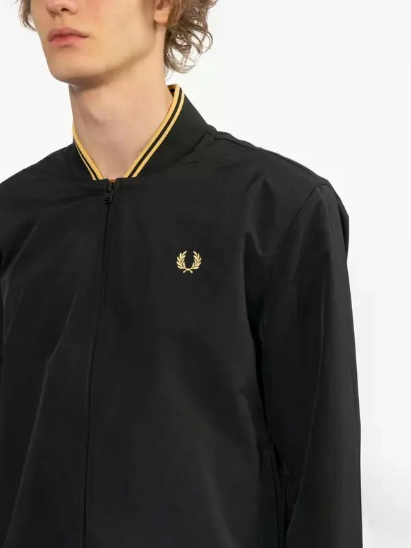 Fred Perry Logo-embroidered Bomber Jacket