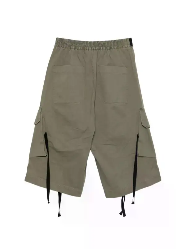 Isabel Benenato Belted Cargo Shorts