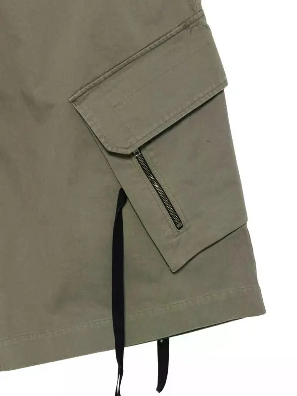 Isabel Benenato Belted Cargo Shorts