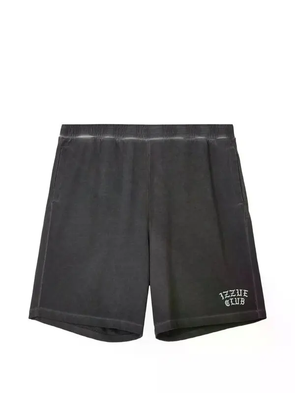 Izzue Logo-detail Cotton Shorts