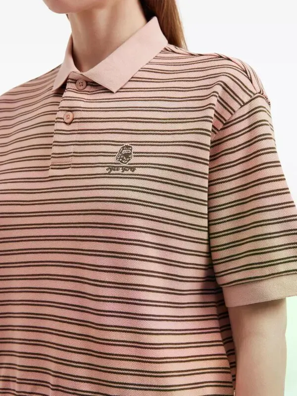 FINGERCROXX Striped Polo Shirt