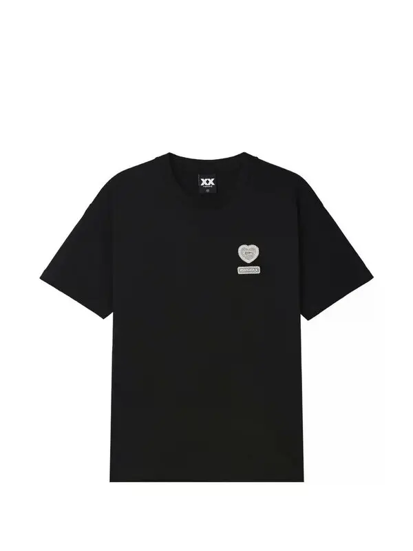 FINGERCROXX Heart-patch T-shirt