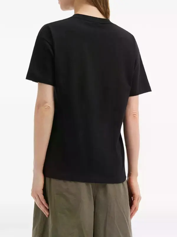 FINGERCROXX Heart-patch T-shirt