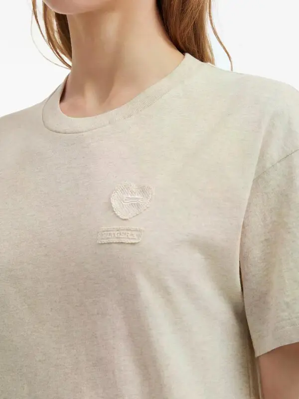 FINGERCROXX Heart Logo Patch T-shirt