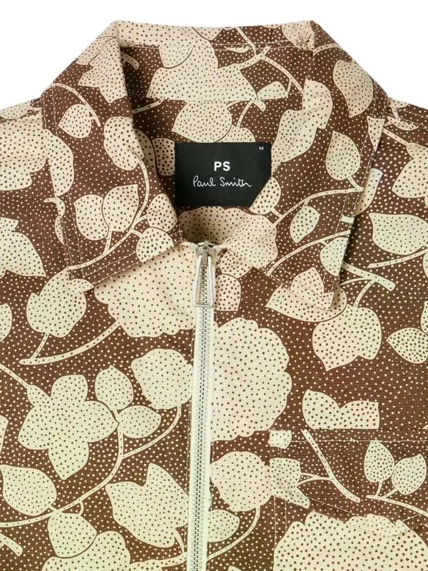 Paul Smith Floral Print Zip Jacket