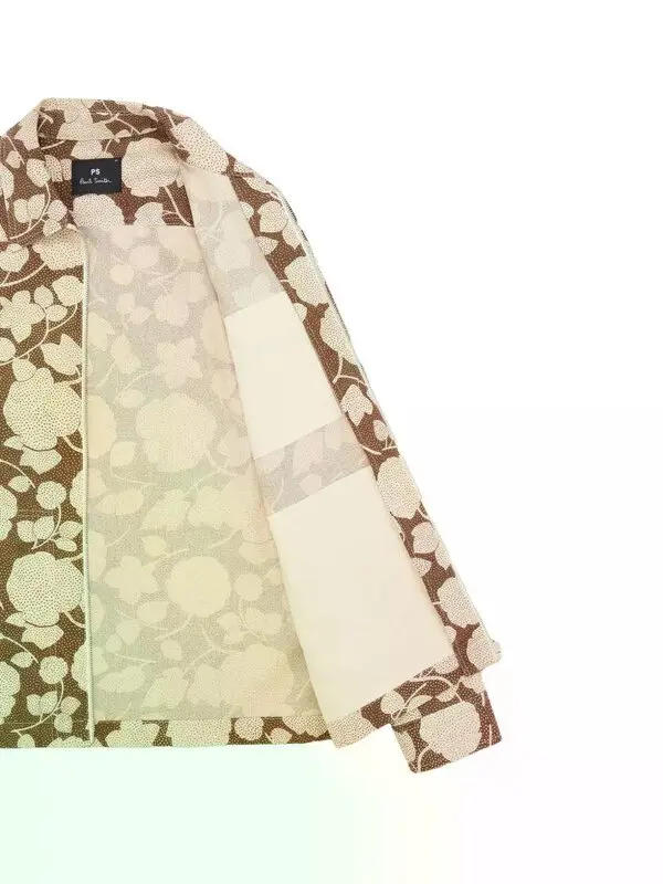 Paul Smith Floral Print Zip Jacket