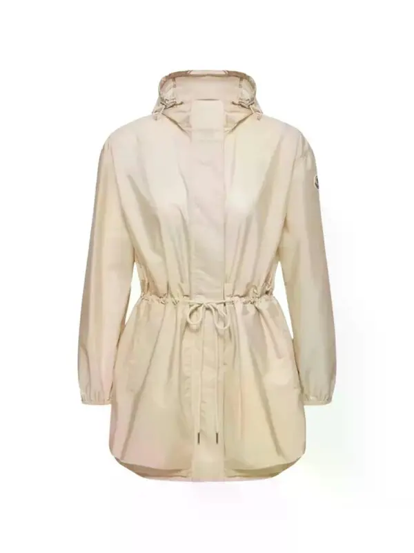 Moncler Drawstring Hooded Jacket - Neutrals