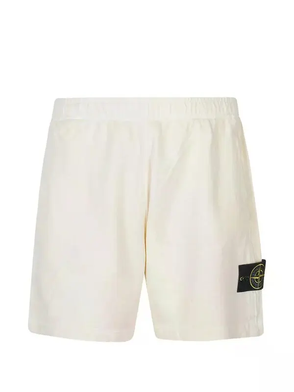 Stone Island Cotton Shorts - Neutrals