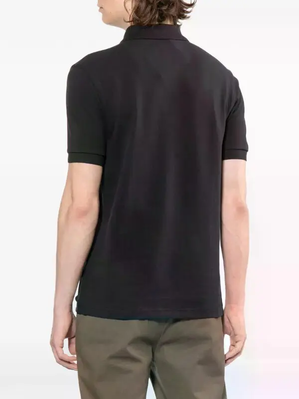 Fred Perry Laurel-wreath Short-sleeve Polo Shirt - Black
