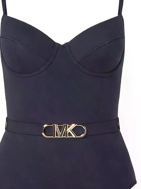 Michael Kors Logo-plaque One-piece Swimsuit